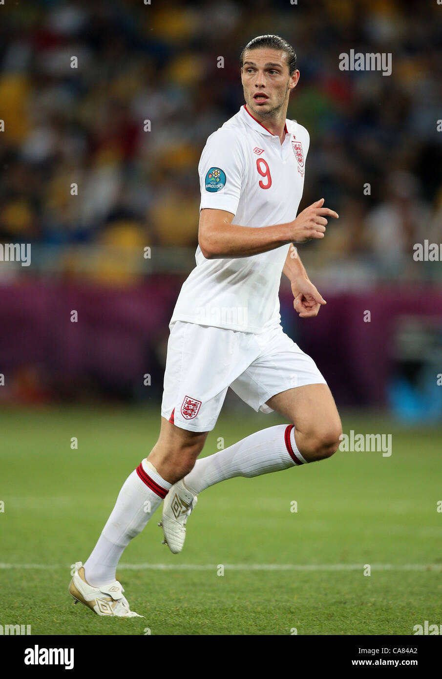 ANDY CARROLL ENGLAND V ITALY OLYMPIC STADIUM KIEV UKRAINE 24 June 2012 ...