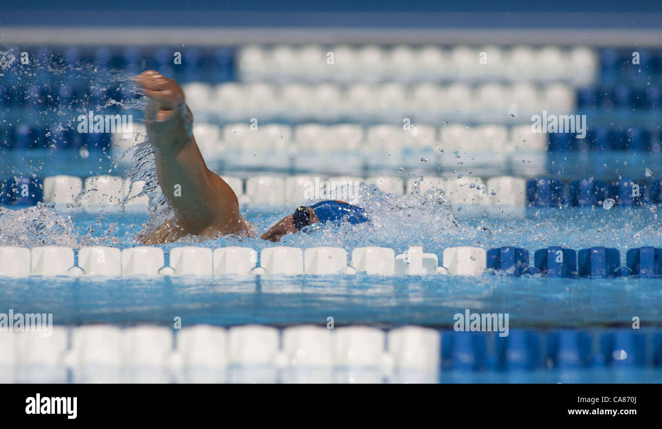 June 25, 2012 - Omaha, NEBRASKA, USA - Elizabeth Beisel of Bluefish ...