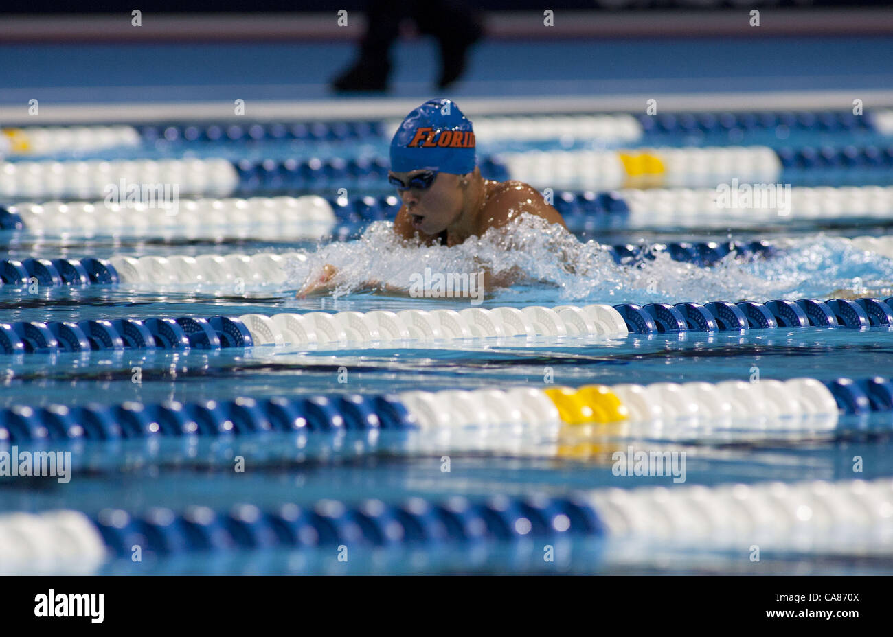 June 25, 2012 - Omaha, NEBRASKA, USA - Elizabeth Beisel of Bluefish ...
