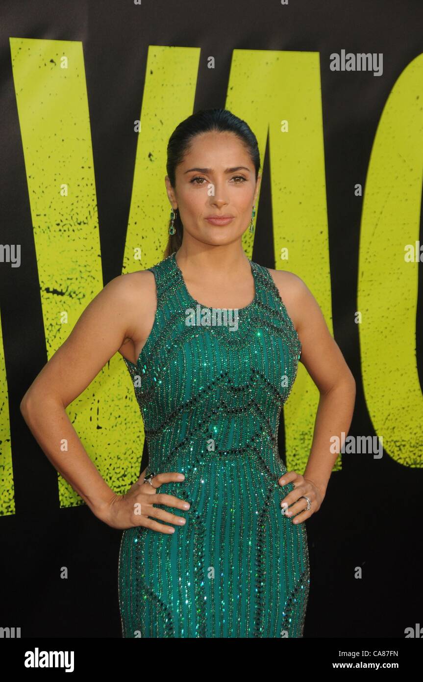 Selma Hayek at arrivals for SAVAGES Premiere, Regency Village Westwood ...