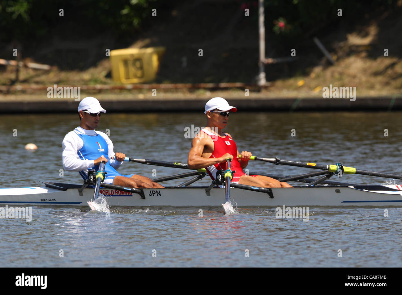 (L to R) Kazushige Ura (JPN), Daisaku Takeda (JPN), JUNE 26, 2012 ...