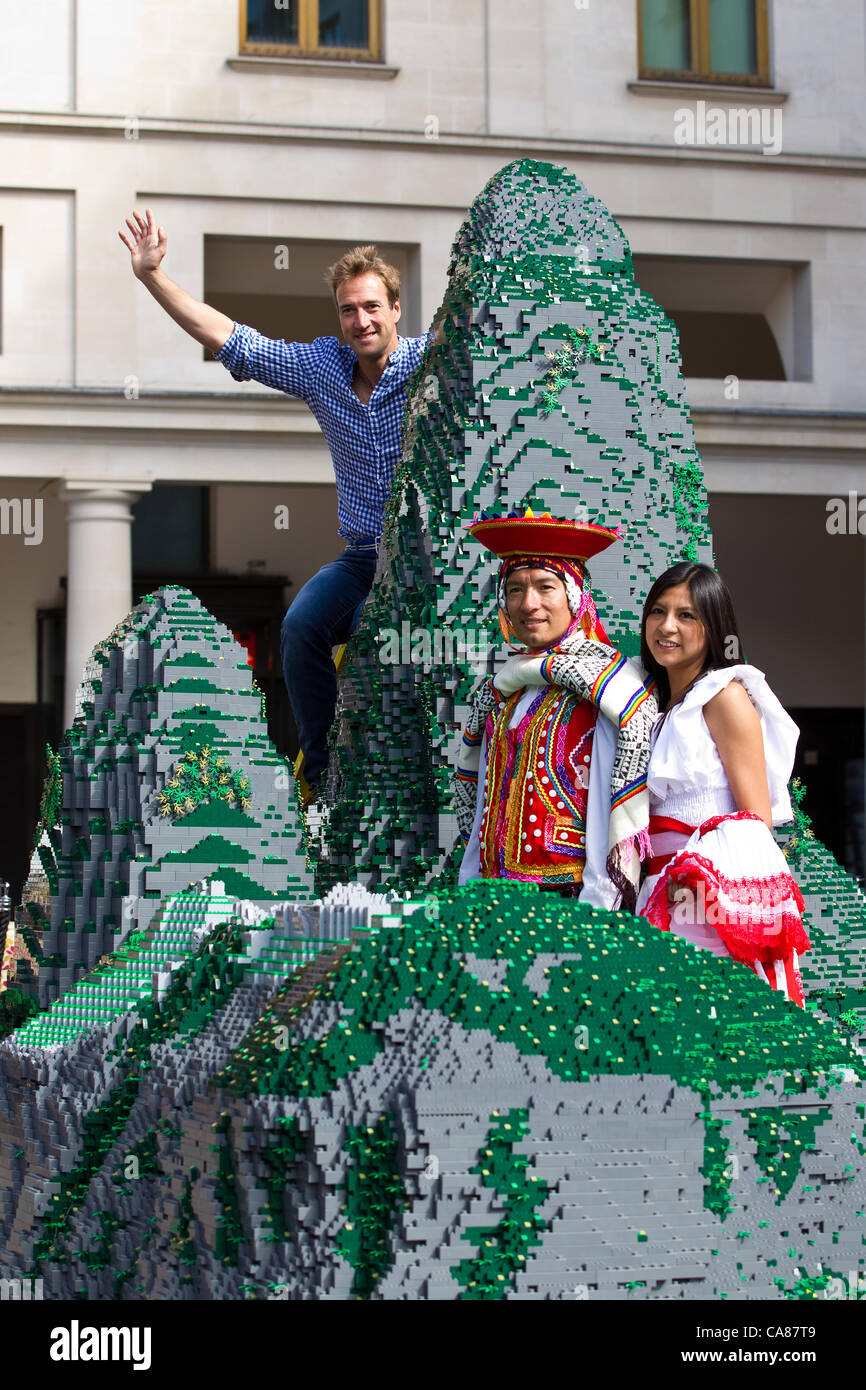 Lego Machu Picchu, Covent Graden, London, England, UK. 26.06.2012 Ben ...