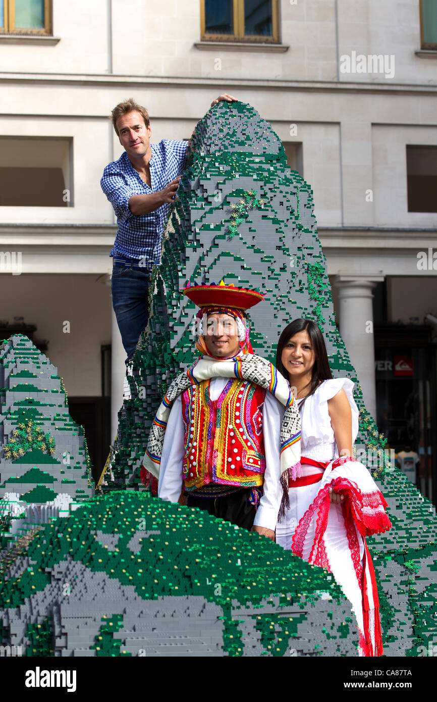 Lego Machu Picchu, Covent Graden, London, England, UK. 26.06.2012 Ben ...