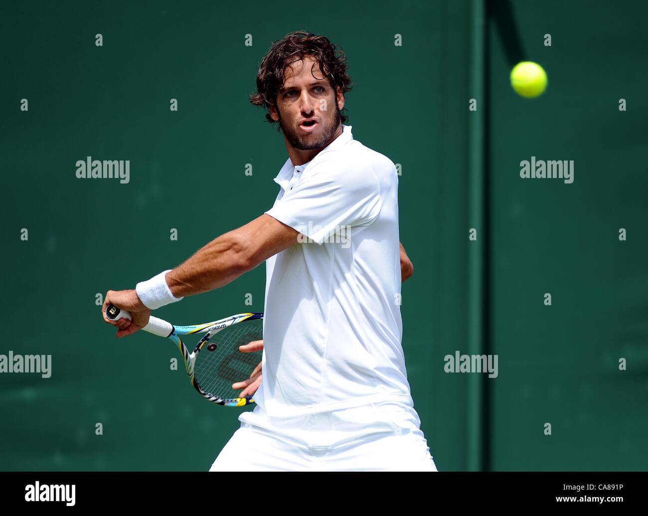FELICIANO LOPEZ SPAIN SPAIN THE ALL ENGLAND TENNIS CLUB WIMBLEDON ...