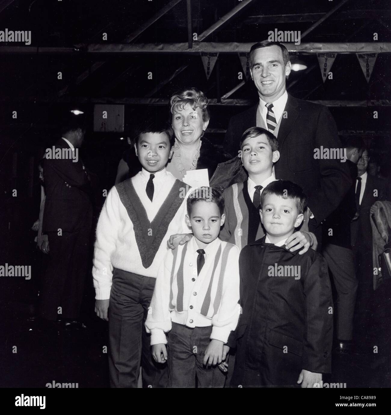 DENNIS WEAVER with wife and two sons Robby Weaver , Rusty Weaver and ...