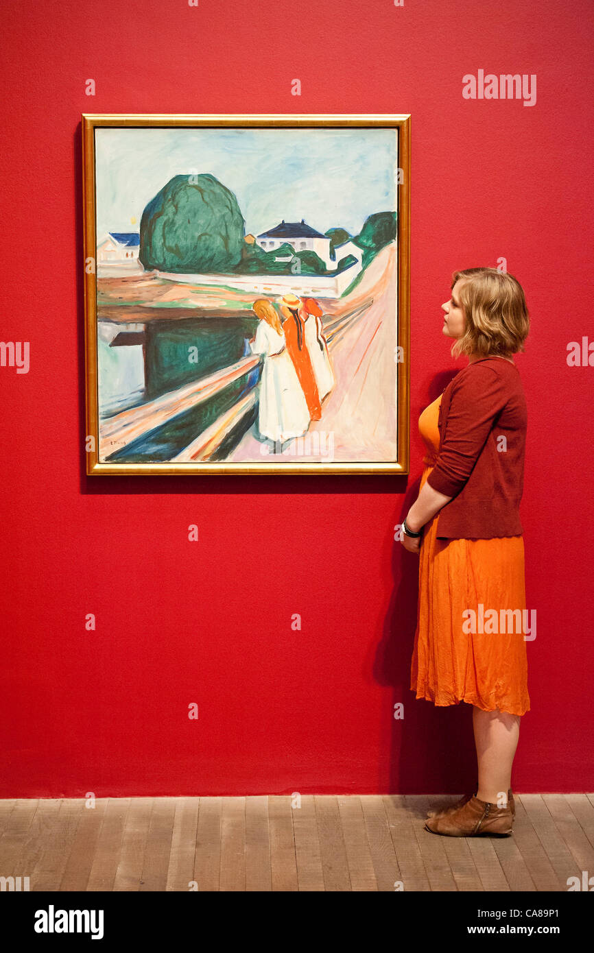 The Girls on the Bridge, 1927. Edvard Munch: The Modern Eye, an ...