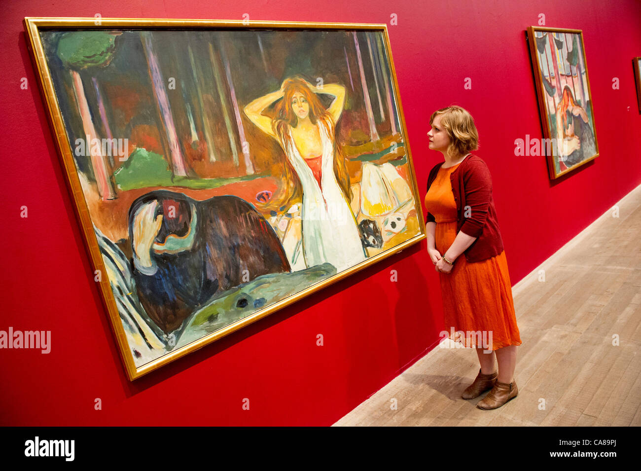 Ashes (L) and Vampire in the Forest (R). Edvard Munch: The Modern Eye ...