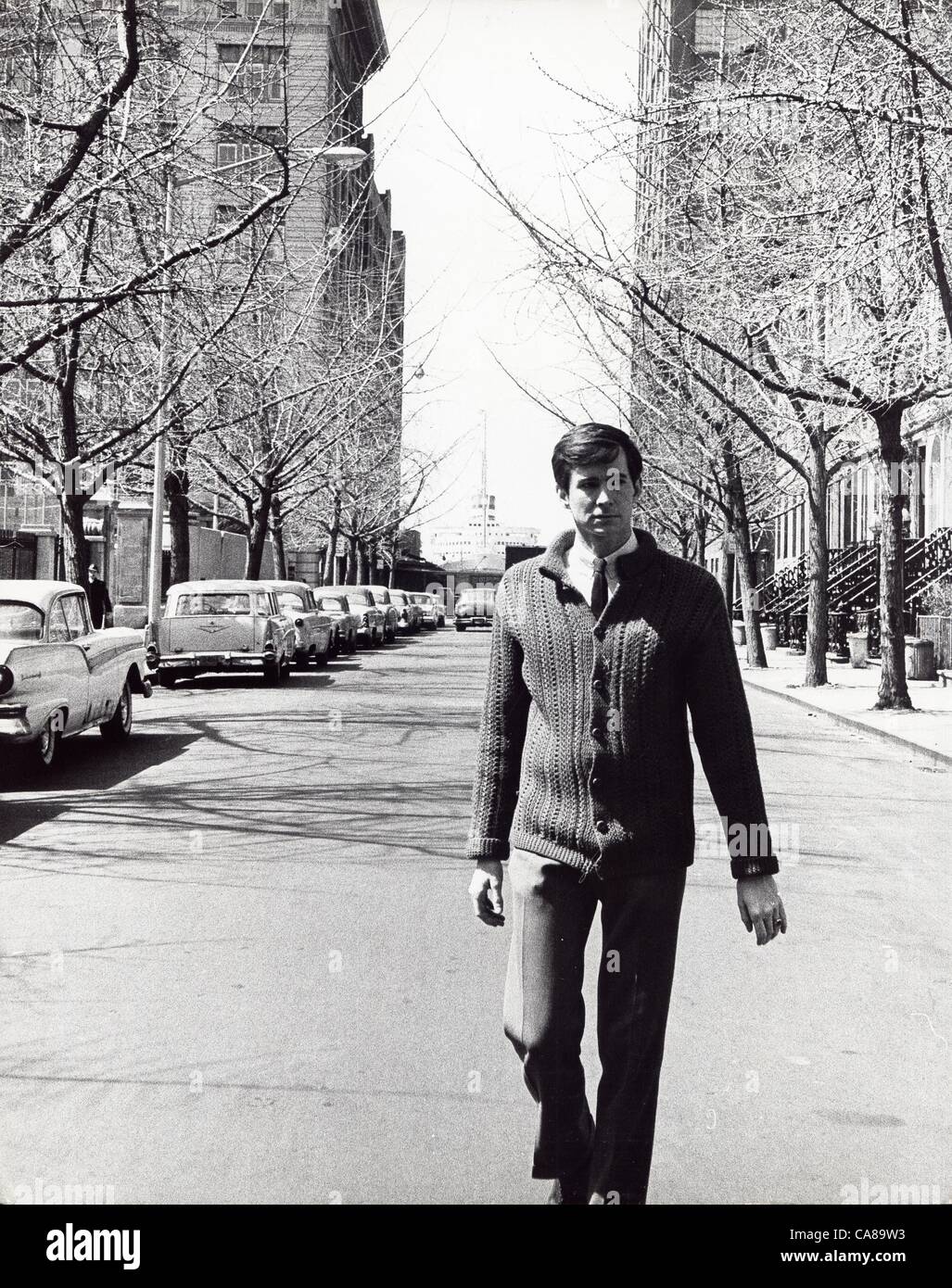 ANTHONY PERKINS back home after the performance 1967.(Credit Image: Â ...