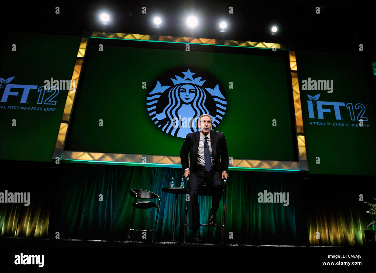 June 26, 2012 - Las Vegas, Nevada, USA - Starbucks president, CEO and ...