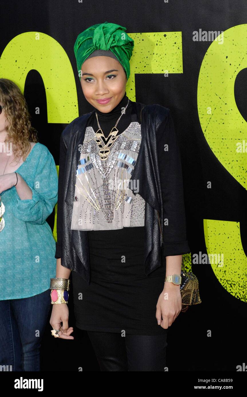 June 26, 2012 - Hollywood, California, U.S. - Yuna during the premiere ...
