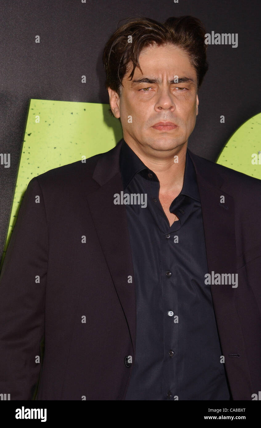 June 25, 2012 - Hollywood, California, U.S. - Benicio Del Toro attends ...