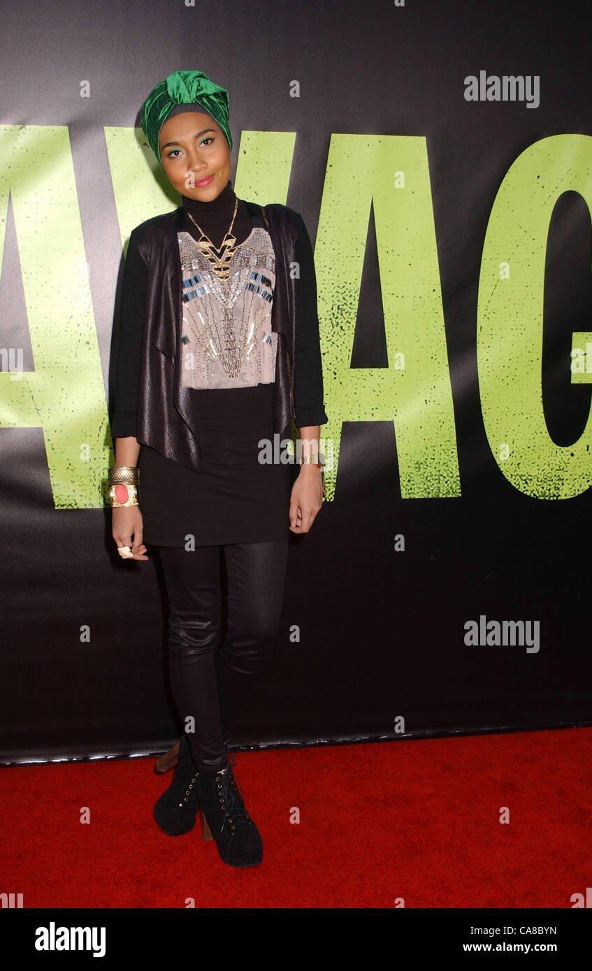 June 25, 2012 - Hollywood, California, U.S. - Yuna attends the Premiere ...