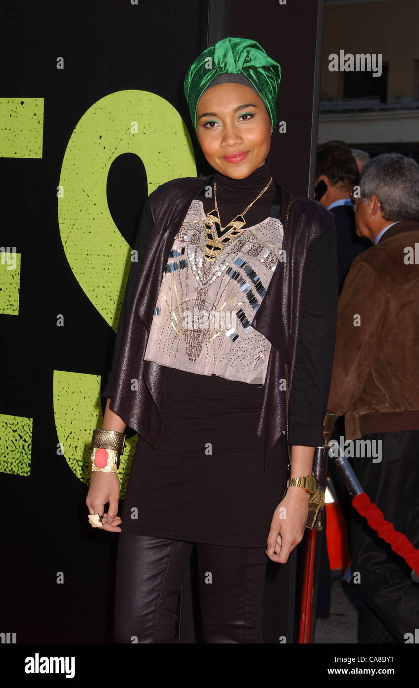 June 25, 2012 - Hollywood, California, U.S. - Yuna attends the Premiere ...