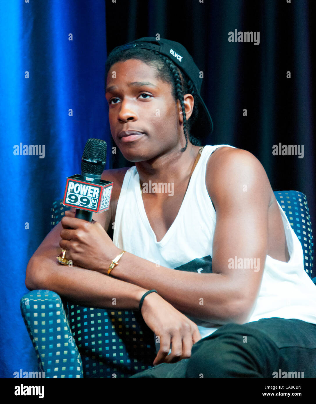 June 25, 2012 - Philadelphia, Pennsylvania, U.S - Rapper, ASAP ROCKY ...