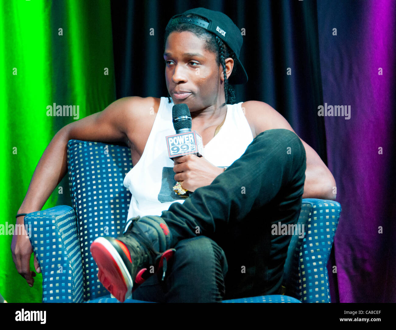 June 25, 2012 - Philadelphia, Pennsylvania, U.S - Rapper, ASAP ROCKY ...
