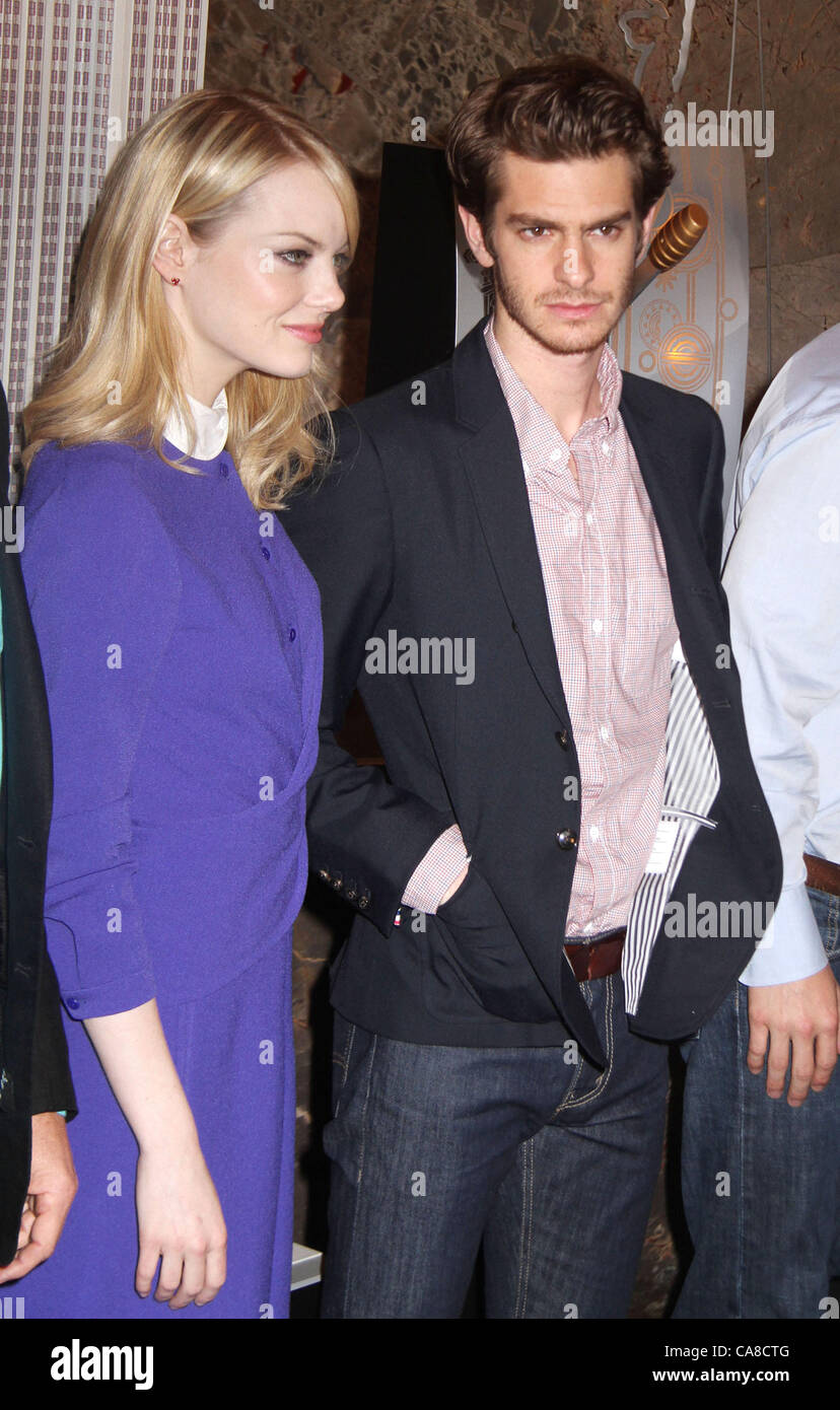 June 25, 2012 - New York, New York, U.S. - Actress EMMA STONE and actor ...