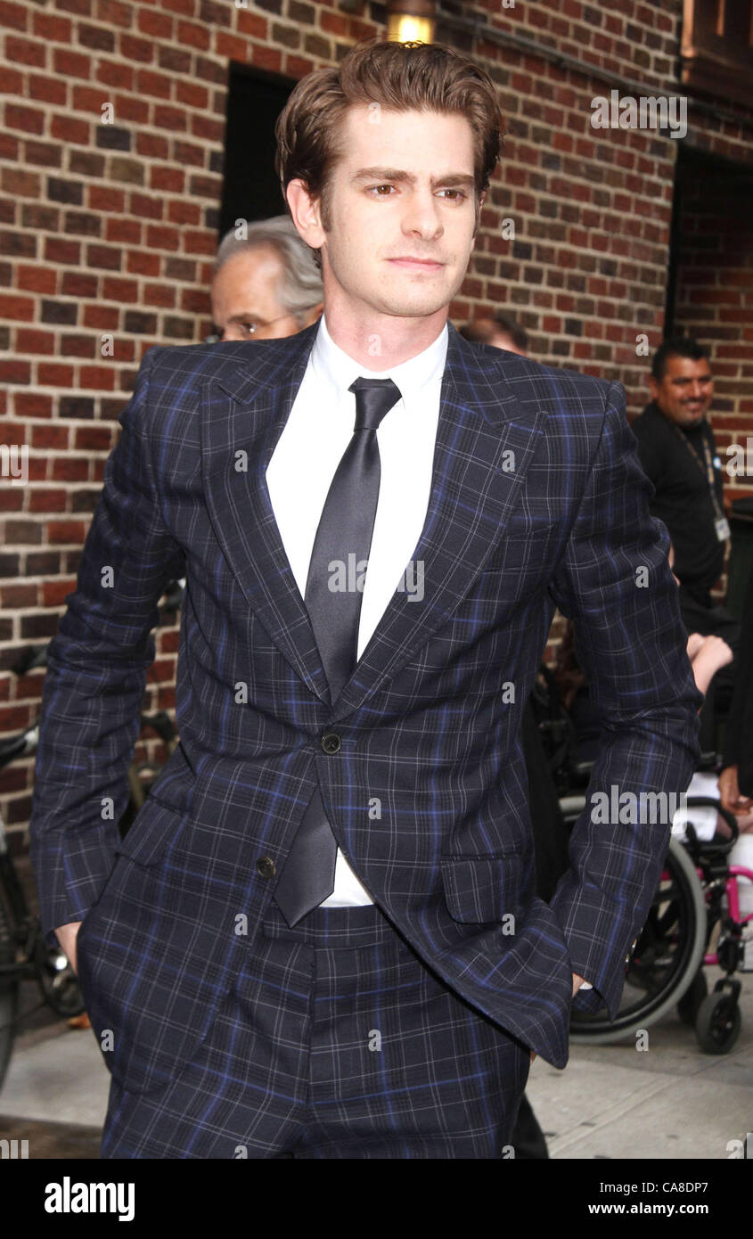 June 26, 2012 - New York, New York, U.S. - Actor ANDREW GARFIELD poses ...