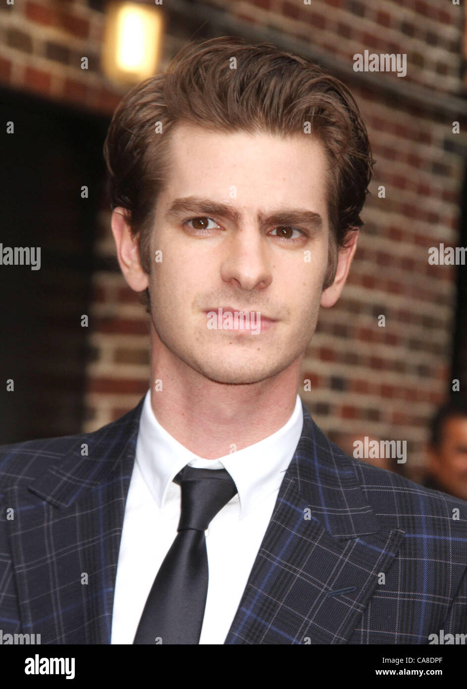 June 26, 2012 - New York, New York, U.S. - Actor ANDREW GARFIELD poses ...