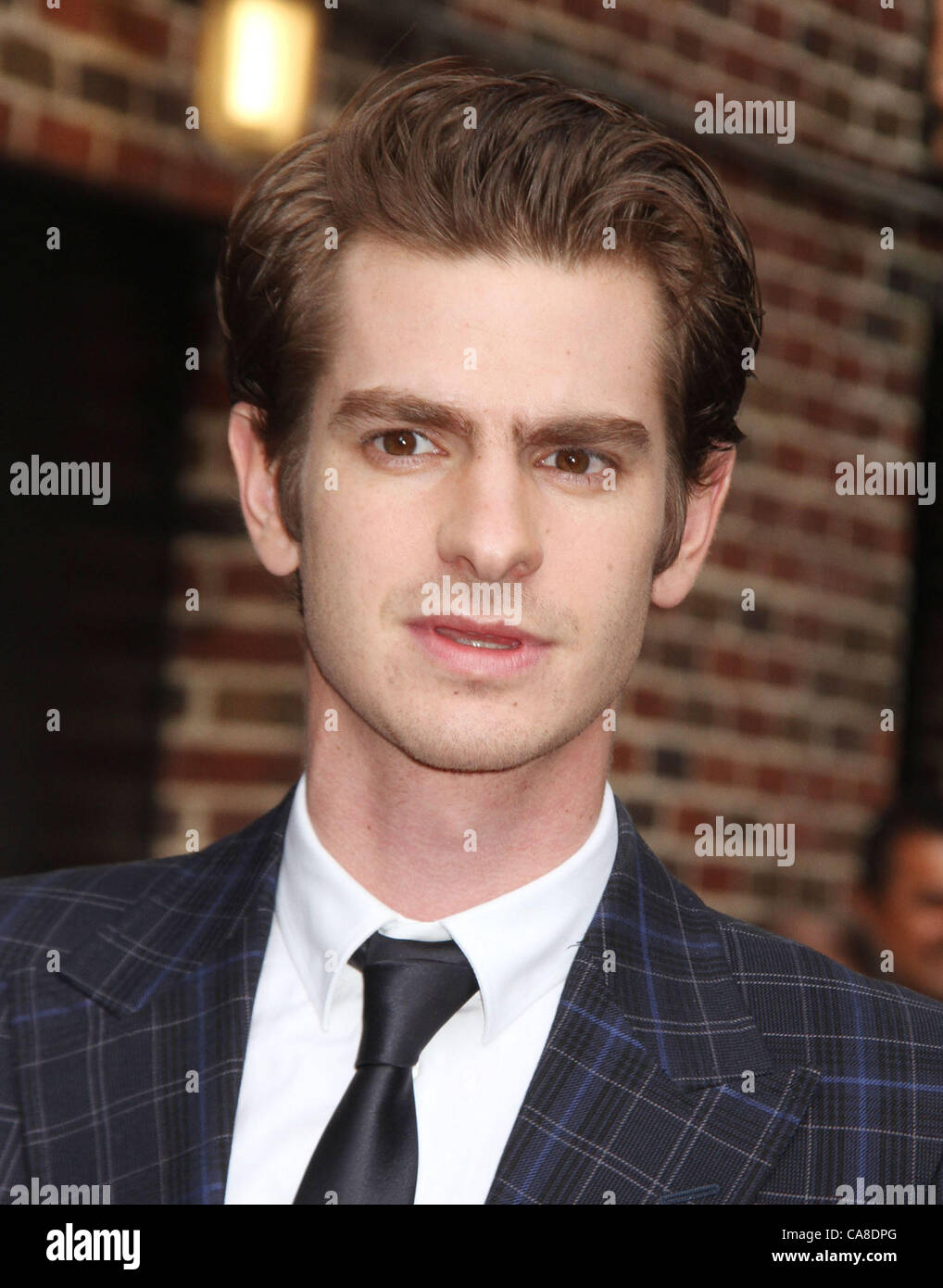 June 26, 2012 - New York, New York, U.S. - Actor ANDREW GARFIELD poses ...