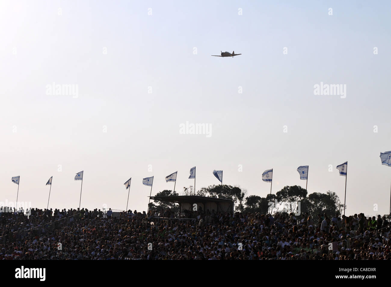 Israeli Air Force graduation ceremony at the Hatzerim air force base ...