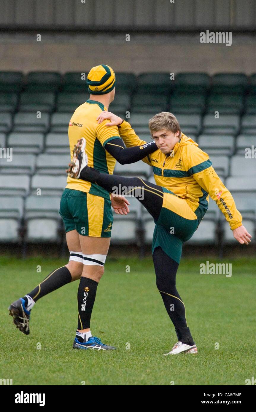 Australia rugby open training session at the Ospreys training base in ...