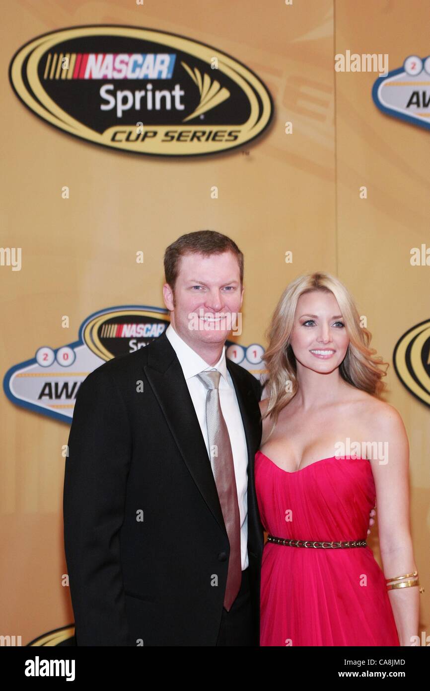 Dale Earnhardt Jr, Amy Reimann in attendance for NASCAR Sprint Cup ...