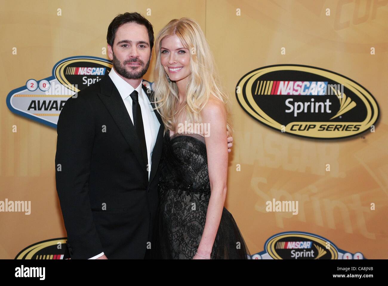 Jimmie Johnson, Chandra Johnson in attendance for NASCAR Sprint Cup ...