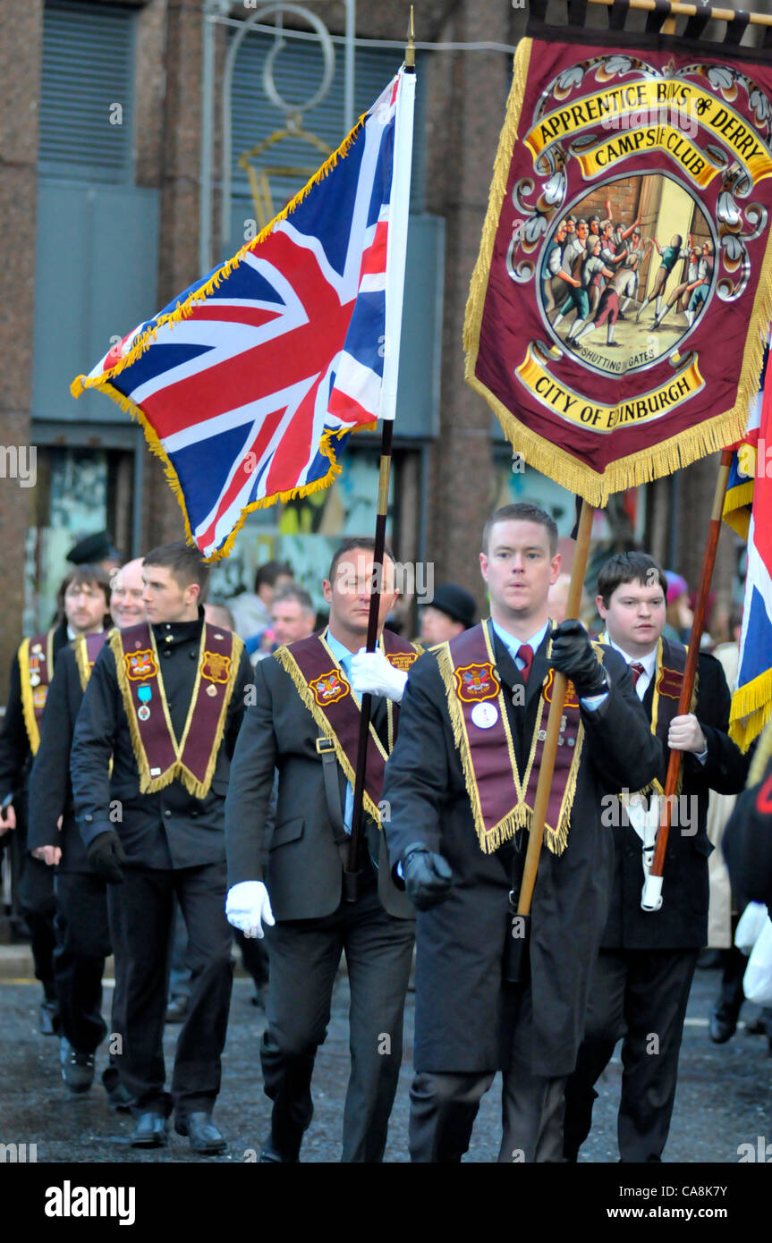 Siege of derry banner hi-res stock photography and images - Alamy