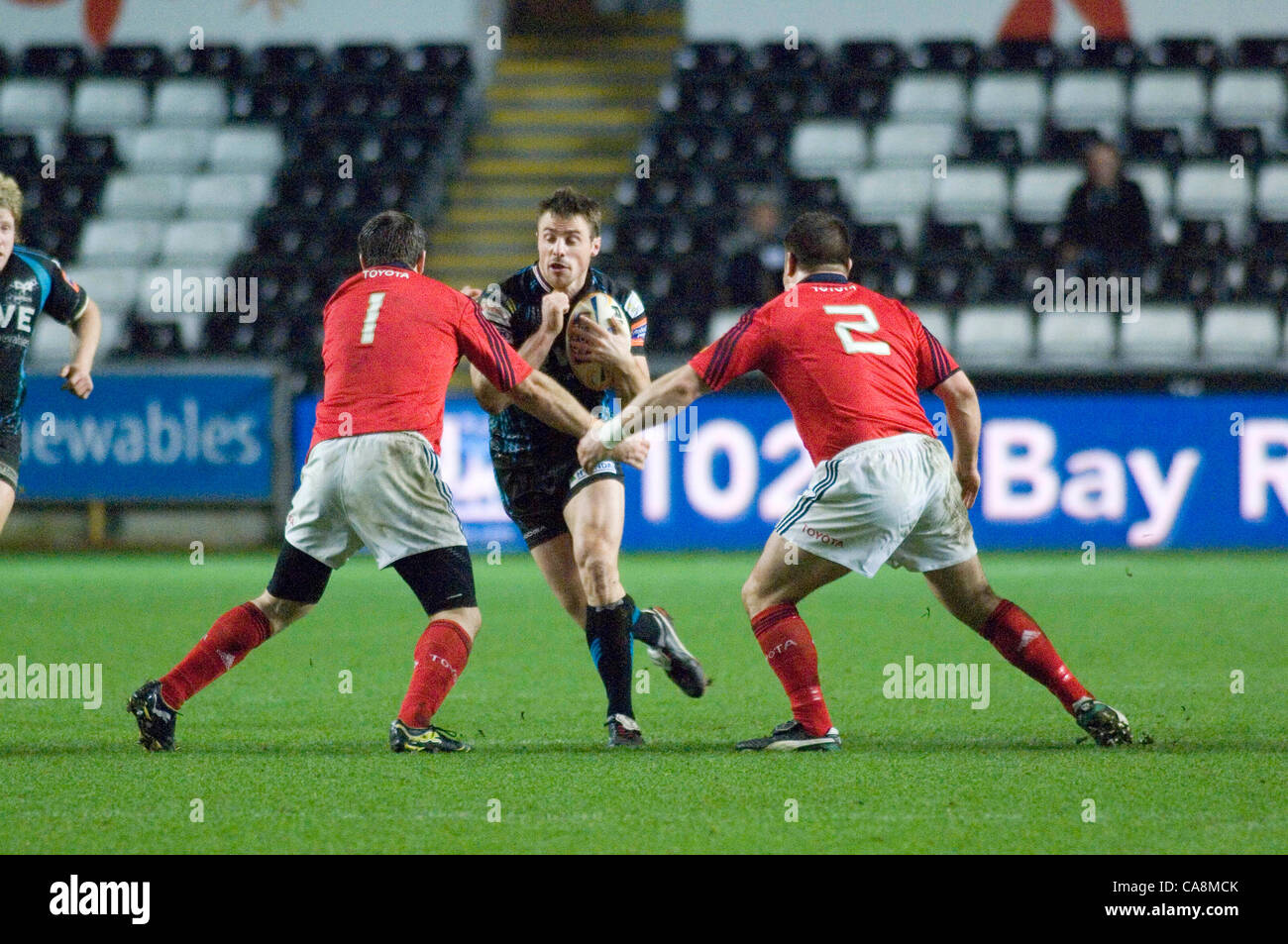 Ospreys v Munster - RaboDirect Pro 12 @ the Liberty Stadium in Swansea ...