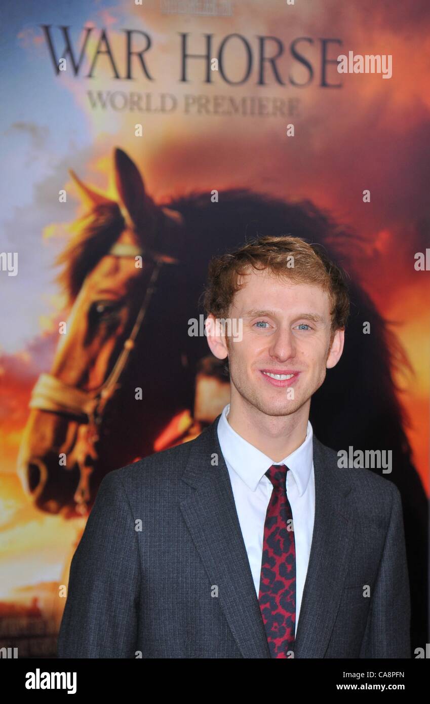 Robert Emms at arrivals for WAR HORSE Premiere, Avery Fisher Hall at ...