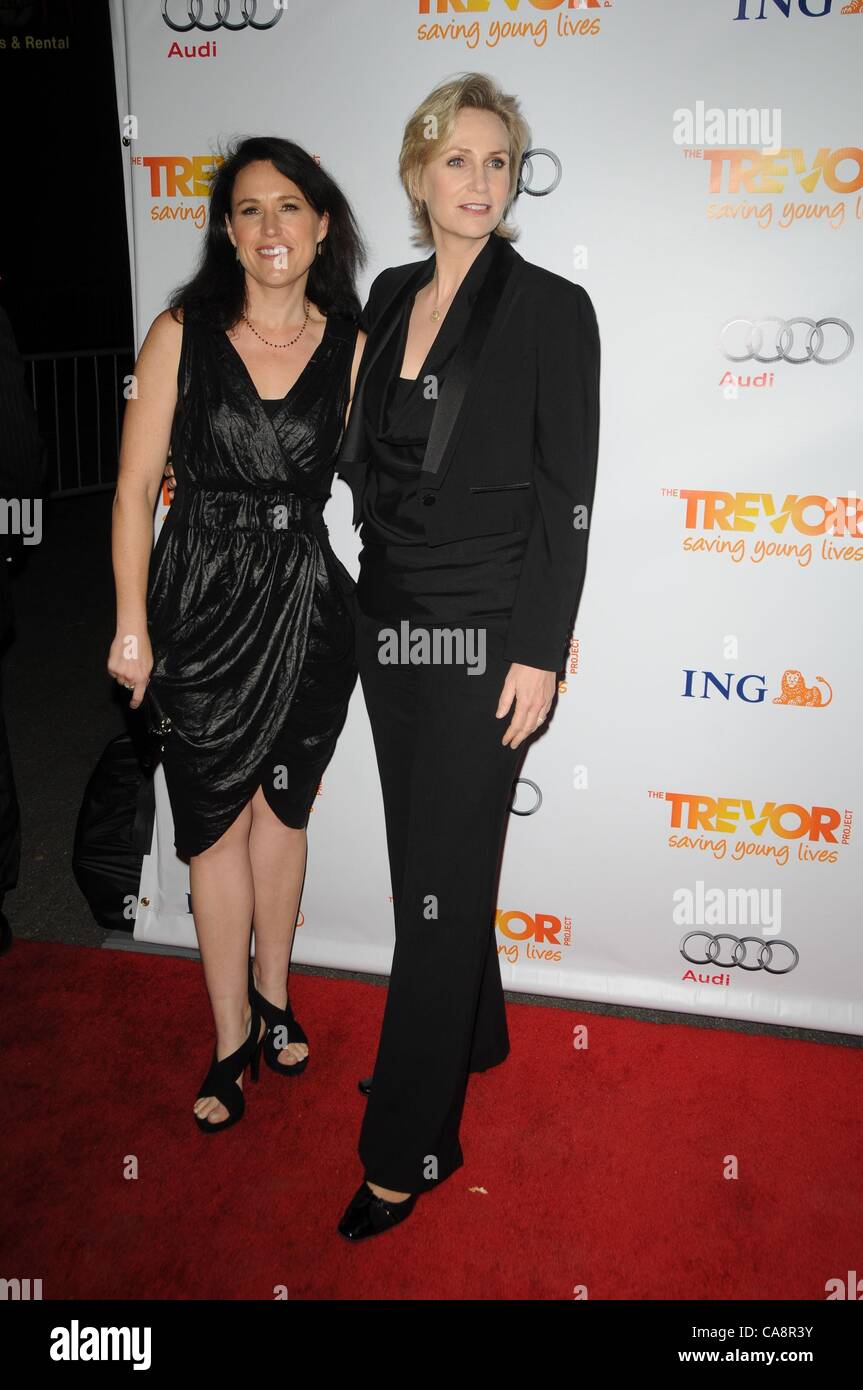 Dr. Lara Embry and Jane Lynch at arrivals for The Trevor Project Annual ...