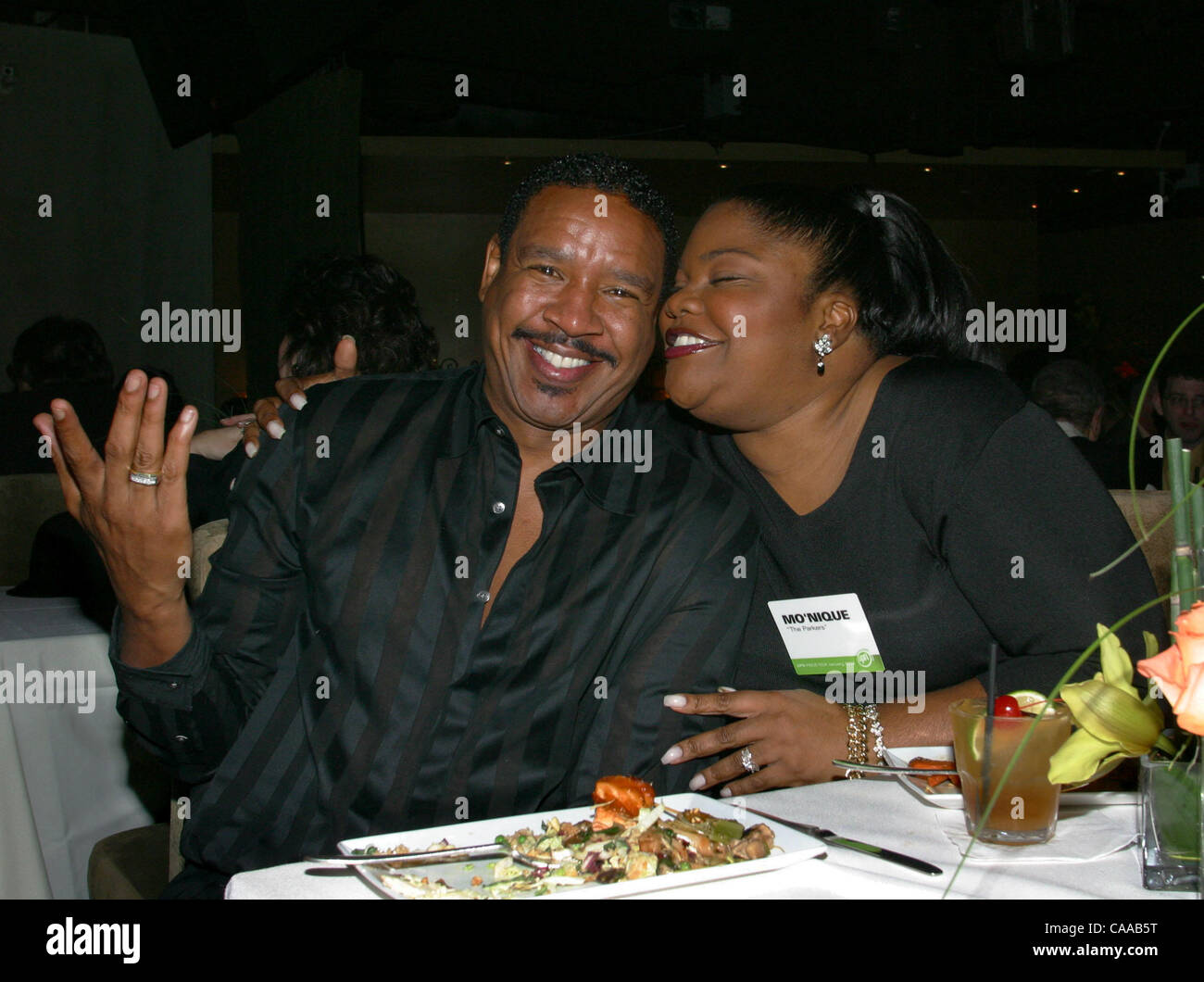 Jan 13, 2003; Hollywood, CA, USA; Actors DORIAN WILSON & MO'NIQUE ('The ...