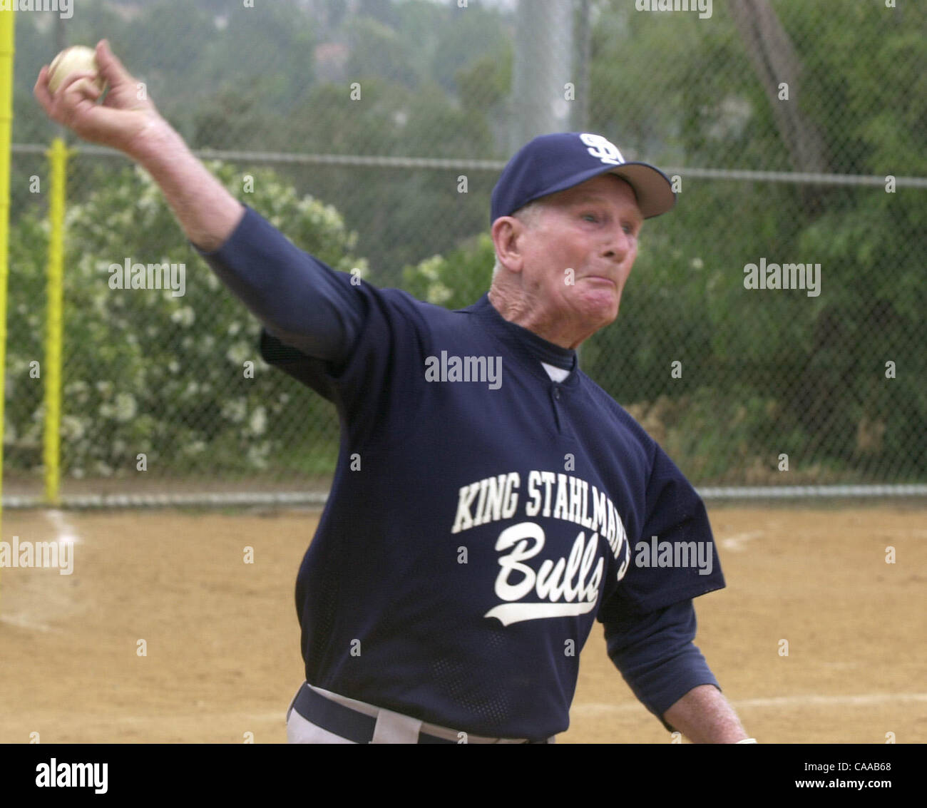 (Published 07/27/2003, N-15, UTS1750463) Jerry Dolan hurls a pitch ...