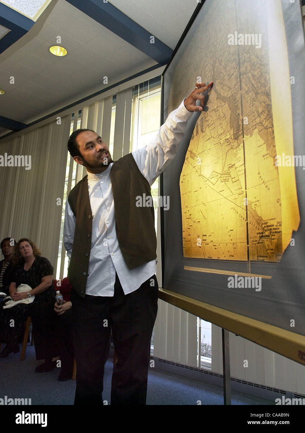 Hashim Alauddeen, an African-American Political Science teacher, talks ...