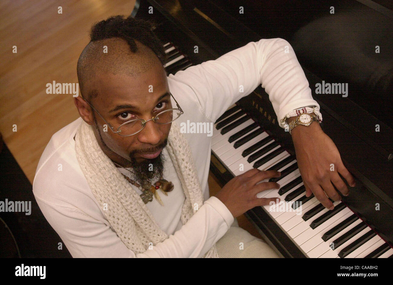 Composer Omar Sosa poses Jan. 19, 2003 in Oakland, Calif. His "From Our ...