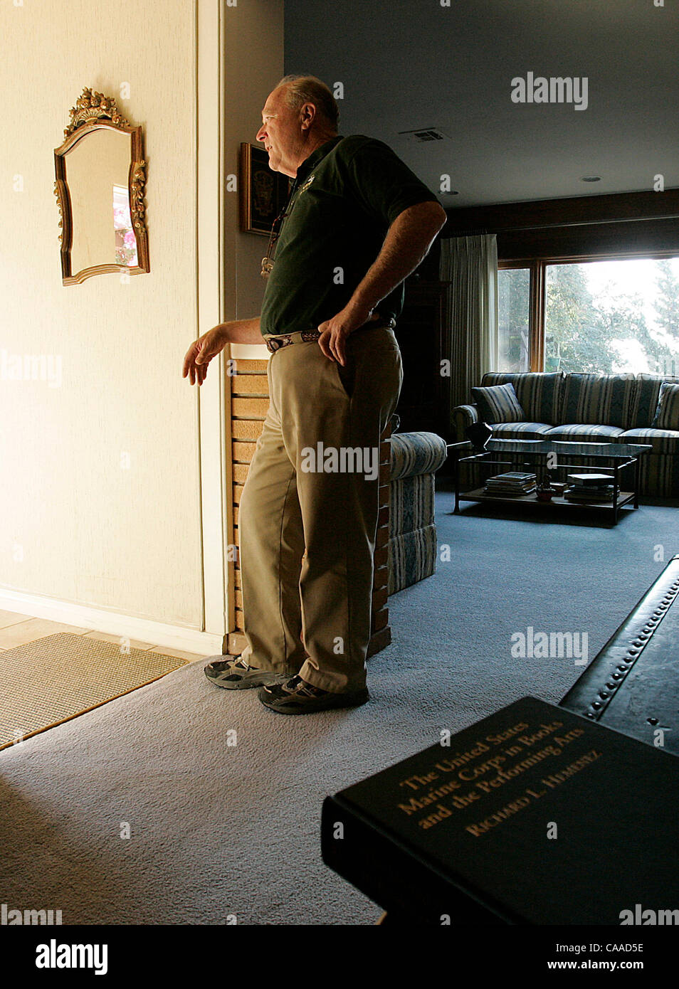 Richard Hemenez stands in the doorway of his Vista home. He recently ...