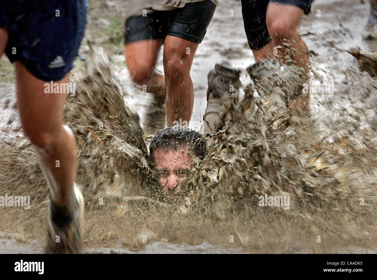 Some people take the 2005 Armed Services YMCA Mud Run at Camp Pendleton ...