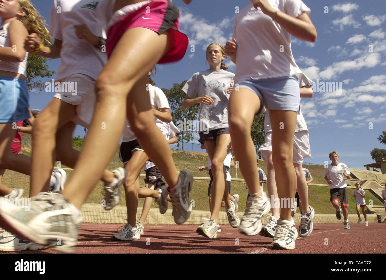 (Published 9/19/2004, p. N-19; UTS1833181) Cross country runners from ...