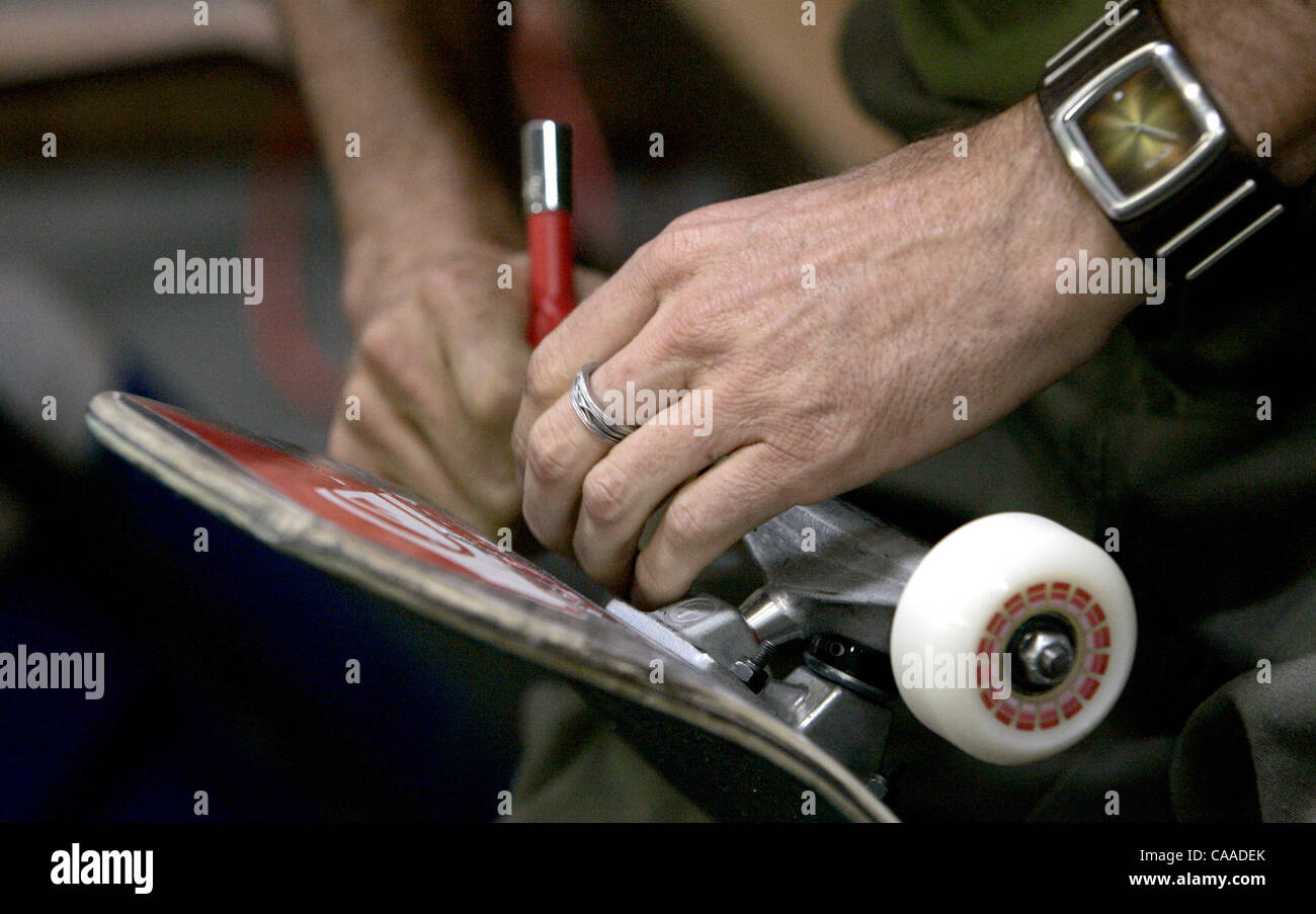 Hands tony hawk adjust suspension hi-res stock photography and images ...