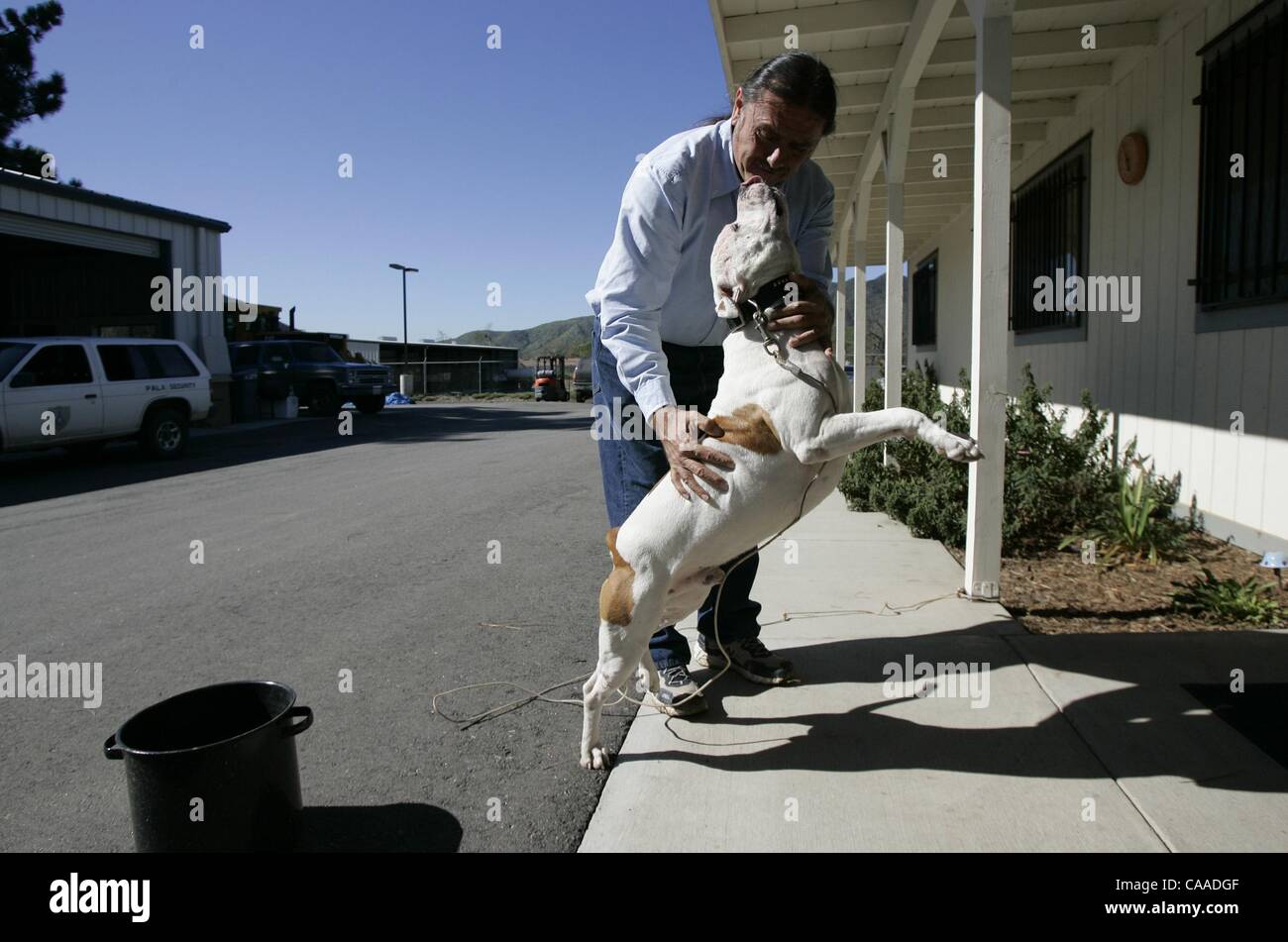 (Published 2/27/2005, A-1) Steve Eagleton, head of the Pala Ultility ...