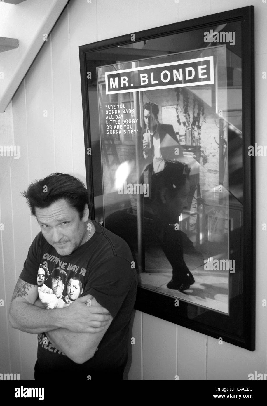 Mar 02, 2003; Malibu, CA, USA; Actor MICHAEL MADSEN at his home in ...