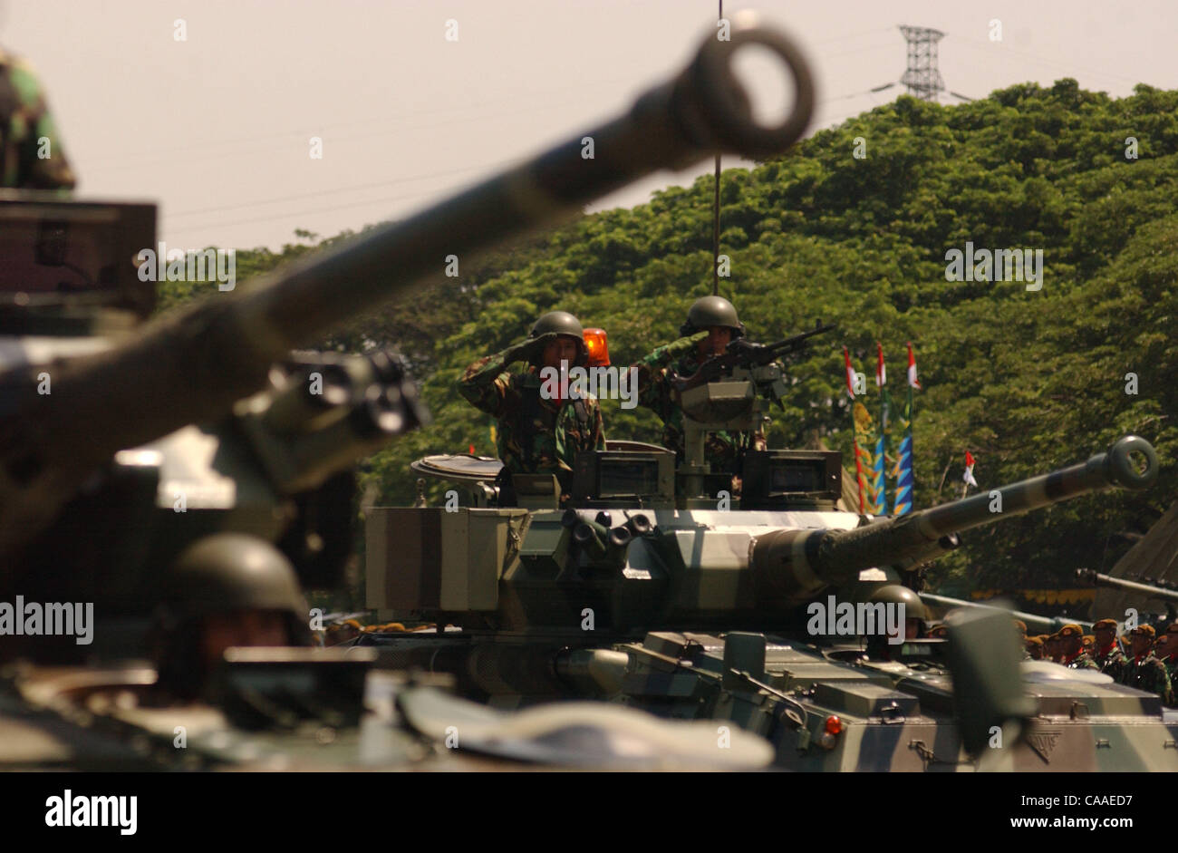 Jakarta, Indonesia - March 4 2003 Kostrad, the Strategic Army Commando ...