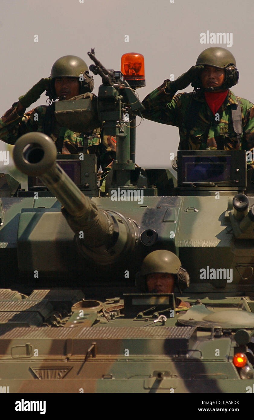 Jakarta, Indonesia - March 4 2003 Kostrad, the Strategic Army Commando ...