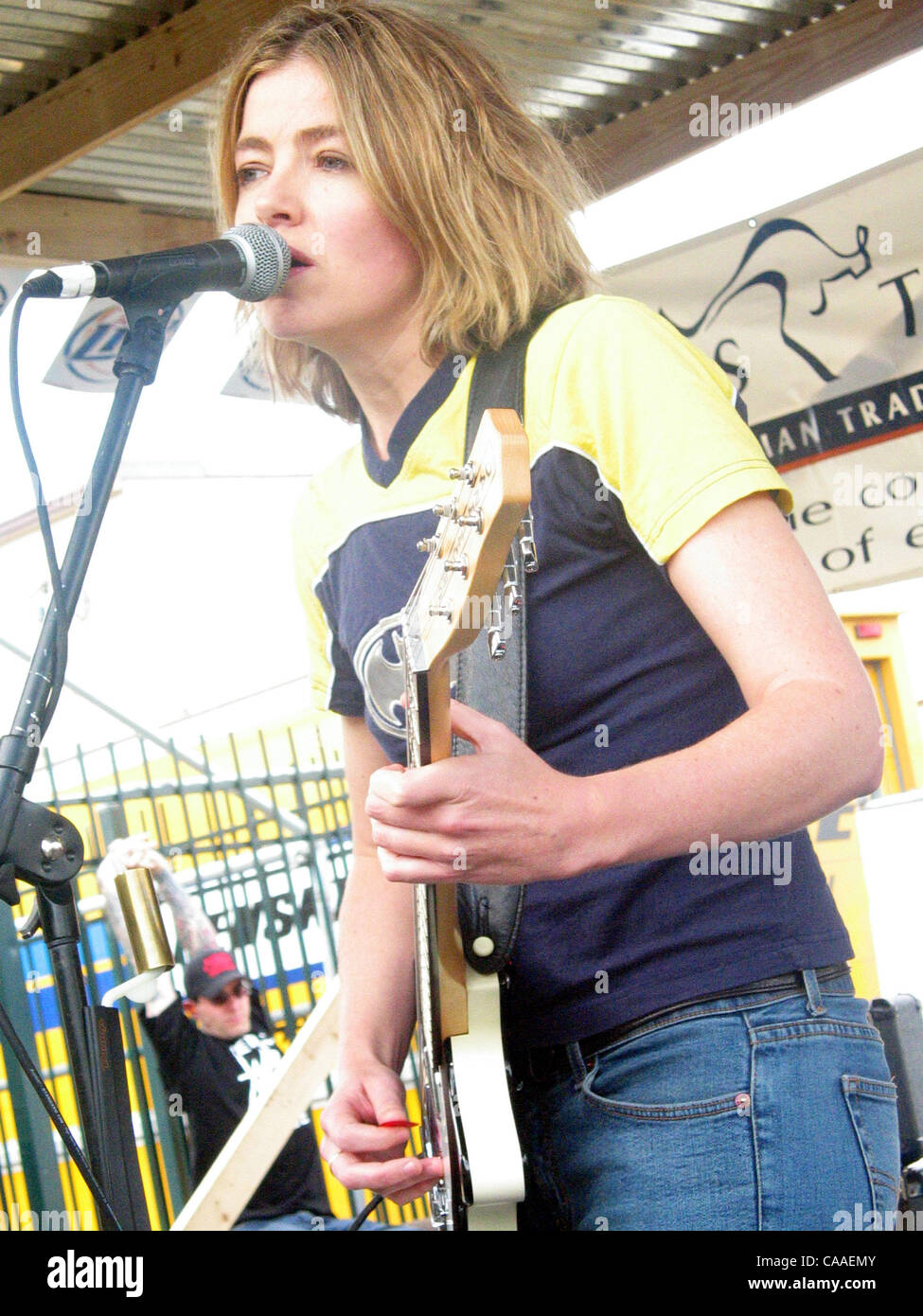 Anne McCue performing at Emo's Annex during day four of the South by ...