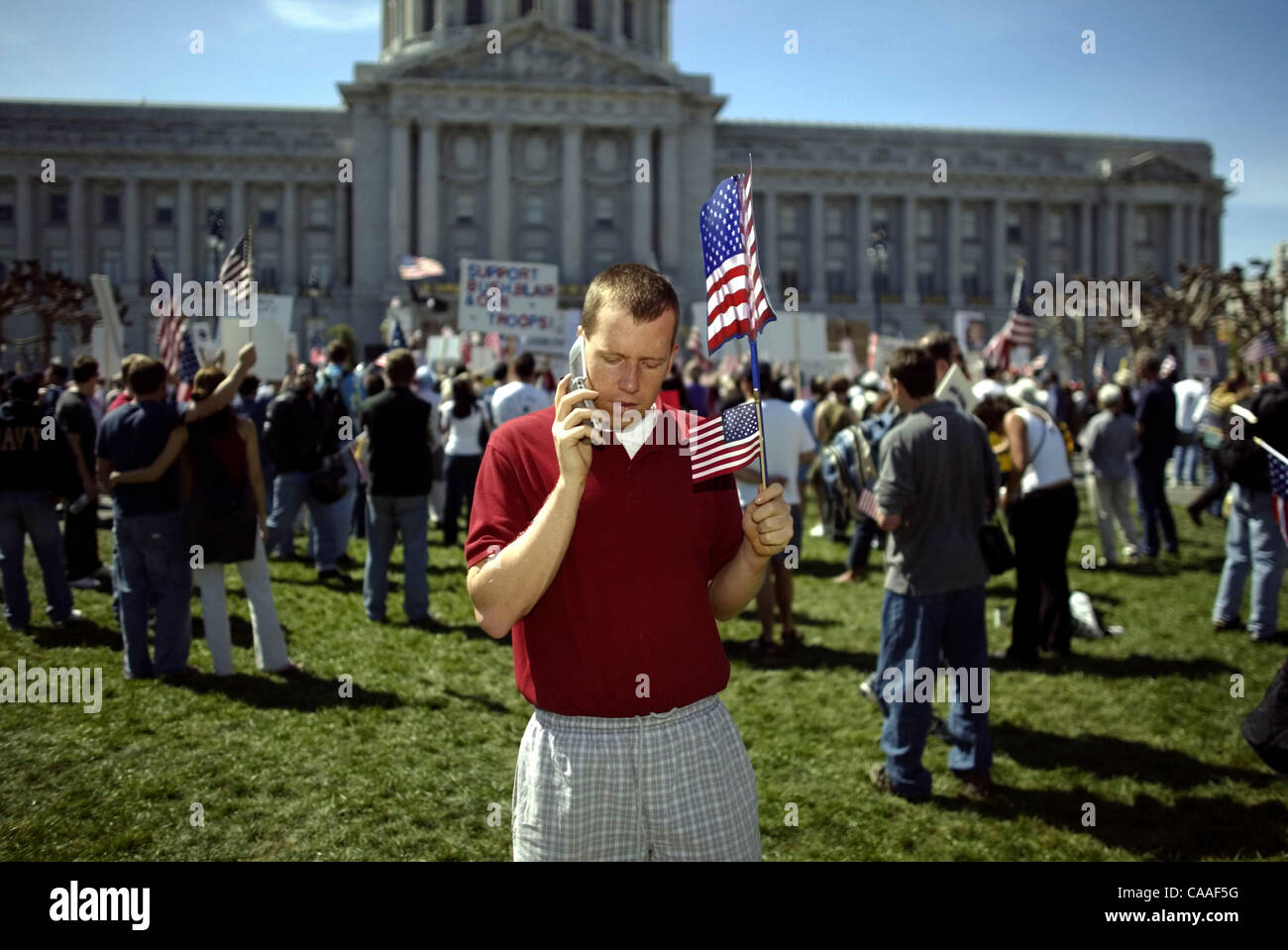 Support our troops rally hi-res stock photography and images - Alamy