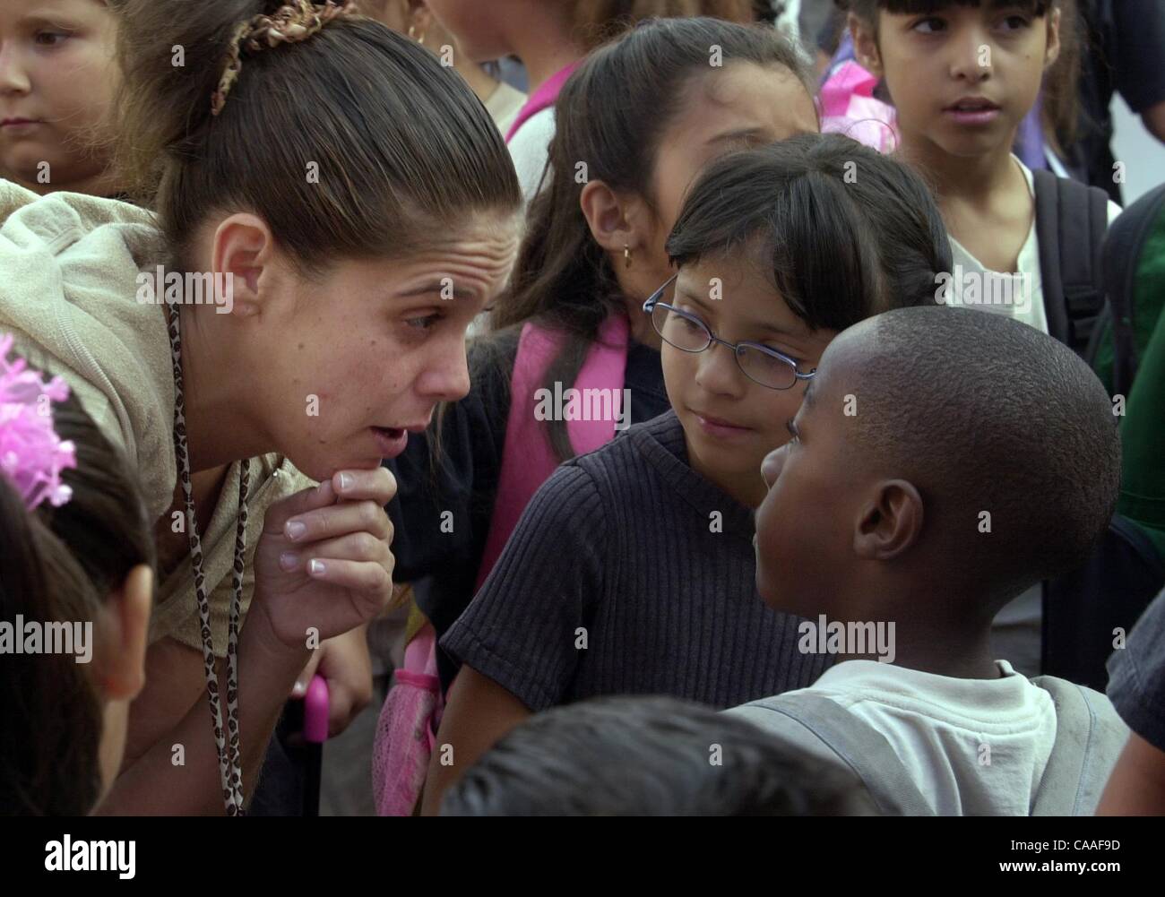 (Published 9/19/2004, G-6; UTS1833199) Teacher Roxanne Rojas has a ...