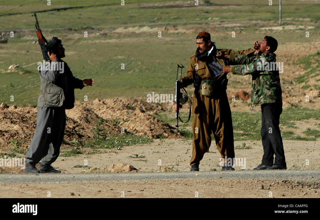 Apr 10, 2003; Kirkuk, IRAQ; Celebration in the streets of Kirkuk as ...
