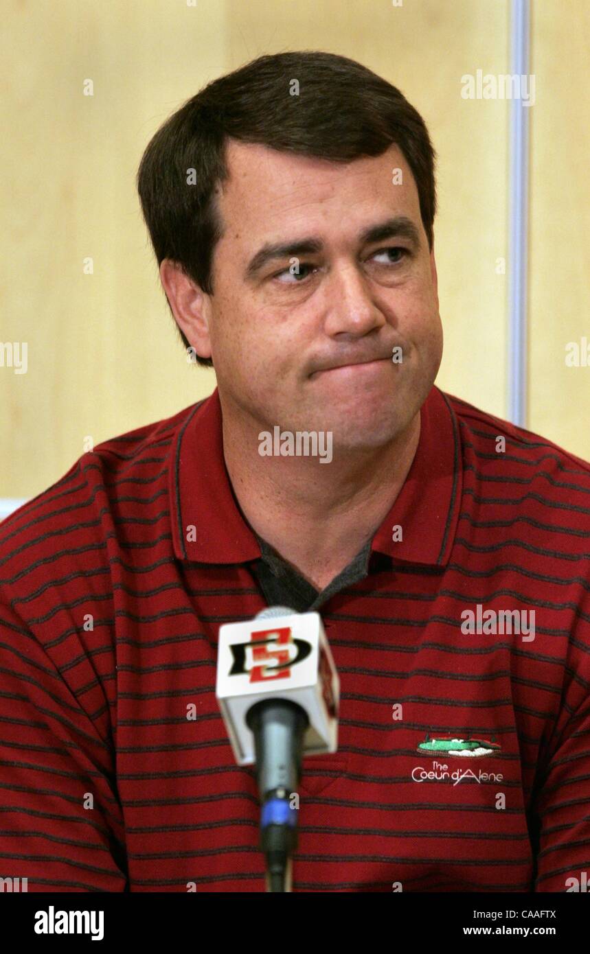 (published 4/12/2005, A-1:1,7) SDSU Athletic department director Mike ...