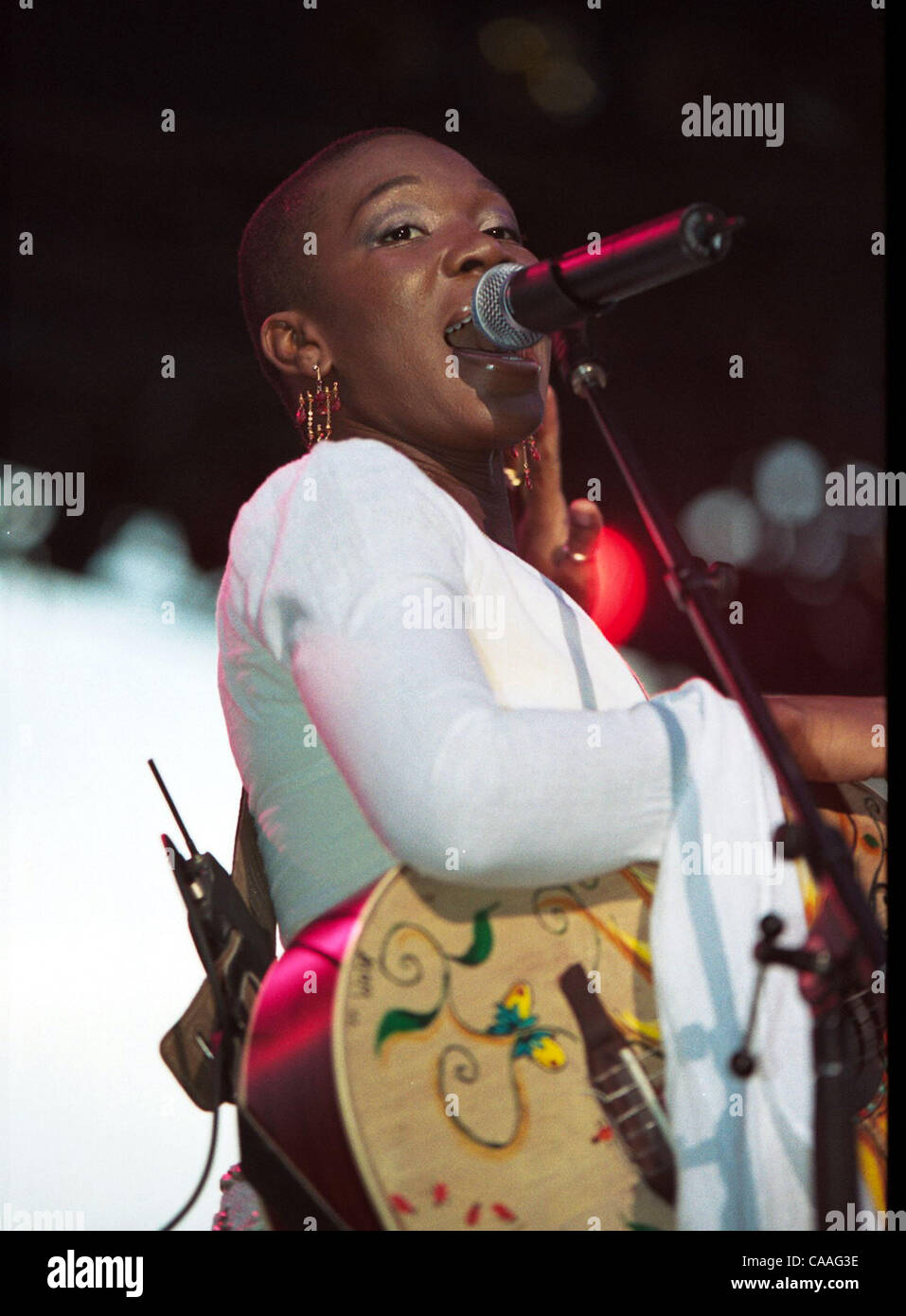 May 2, 2003; Atlanta, GA USA; Musician INDIA. ARIE performs live as her ...