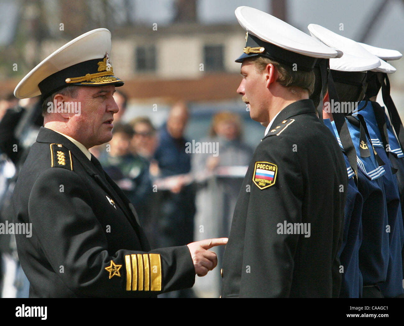 Commander in chief russian navy admiral vladimir High Resolution Stock ...